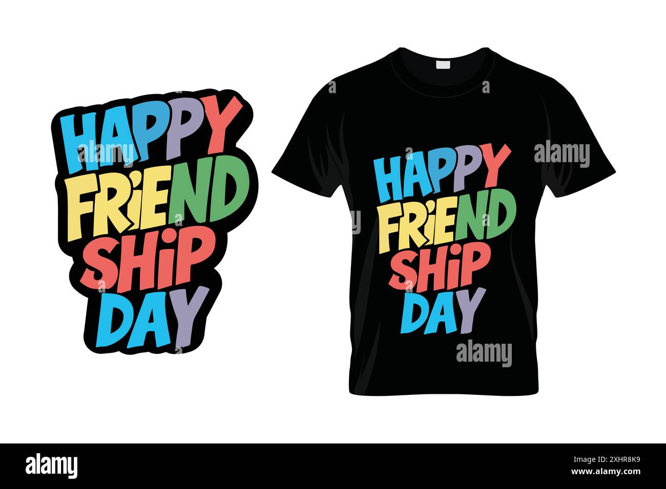 Typography friendship day hi-res stock photography and images - Alamy