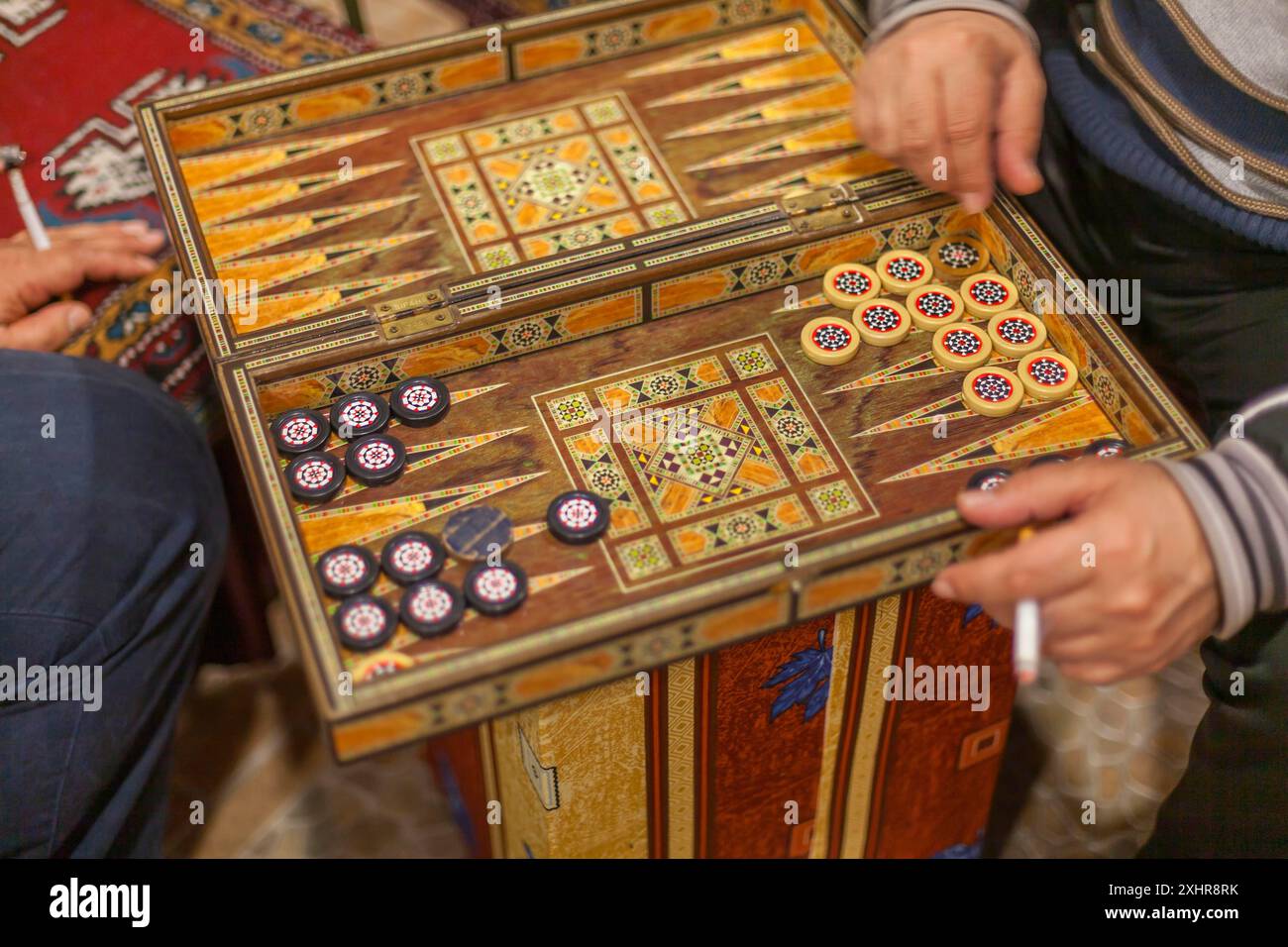 Two men playing dice hi-res stock photography and images - Alamy