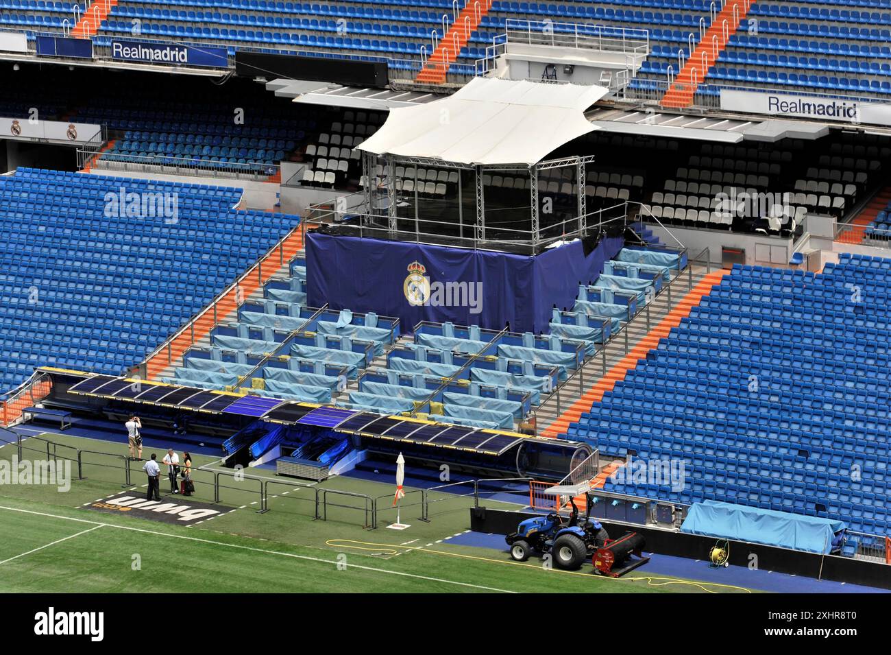 Estadio Santiago Bernabeu, football stadium of the Spanish club Real ...