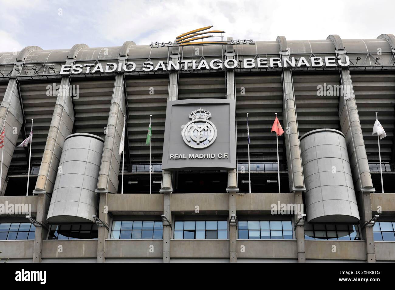 Estadio Santiago Bernabeu, football stadium of the Spanish club Real ...
