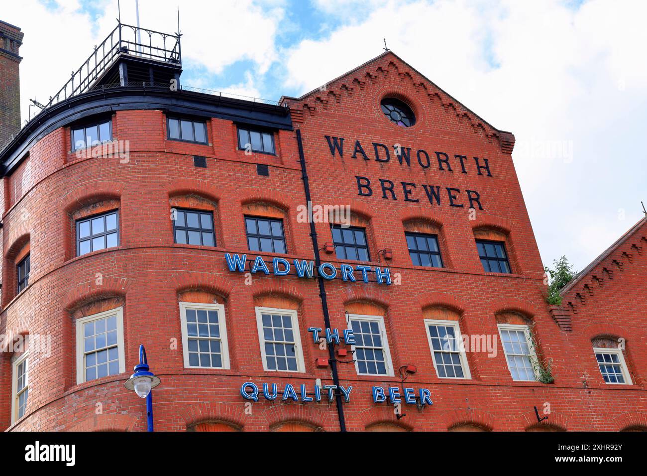 The Wadworth Brewery, Devizes. Taken July 2024. Summer Stock Photo - Alamy