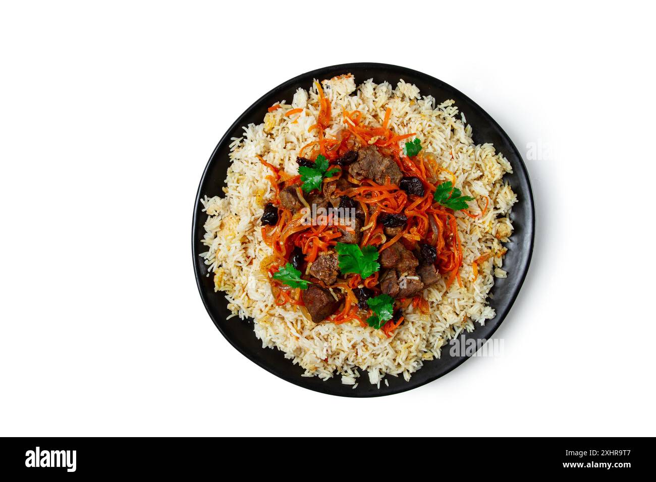 Kabuli pulao, pilaf, the national dish of Afghanistan, rice with meat ...