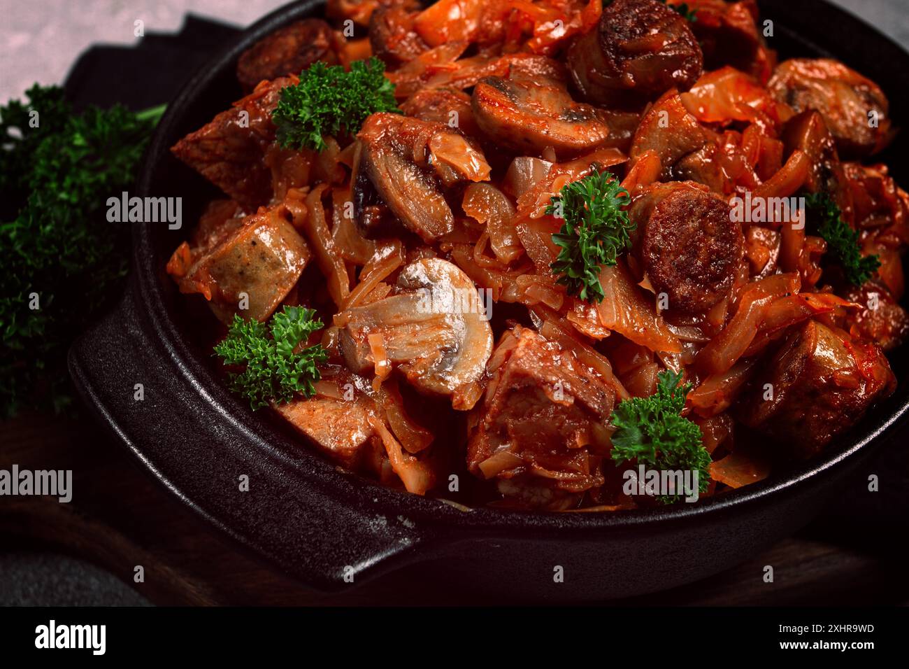 Bigos, bigus is a national Polish dish, made of cabbage and meat ...