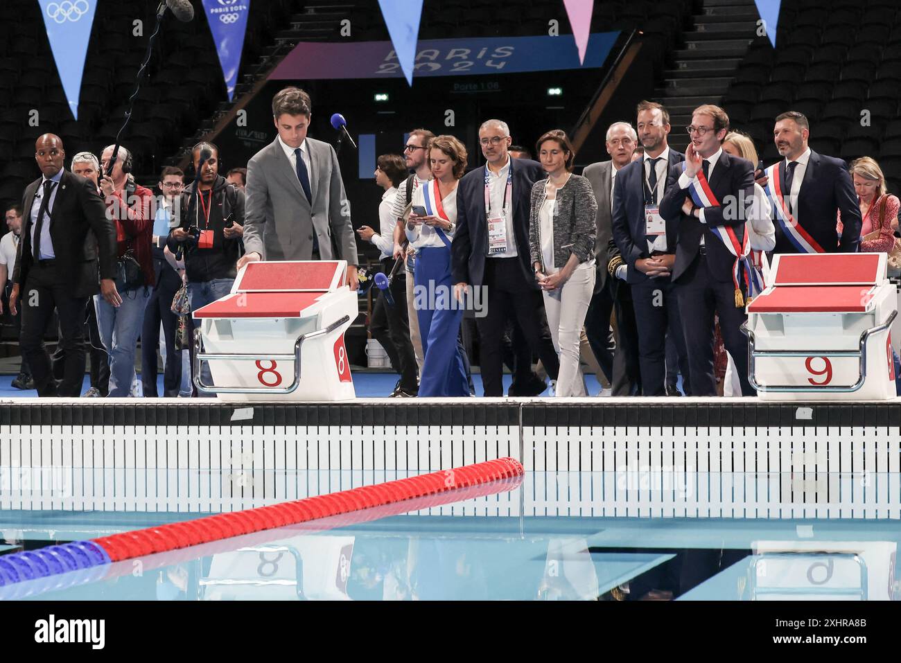 Nanterre, France. 15th July, 2024. France's Prime Minister Gabriel ...