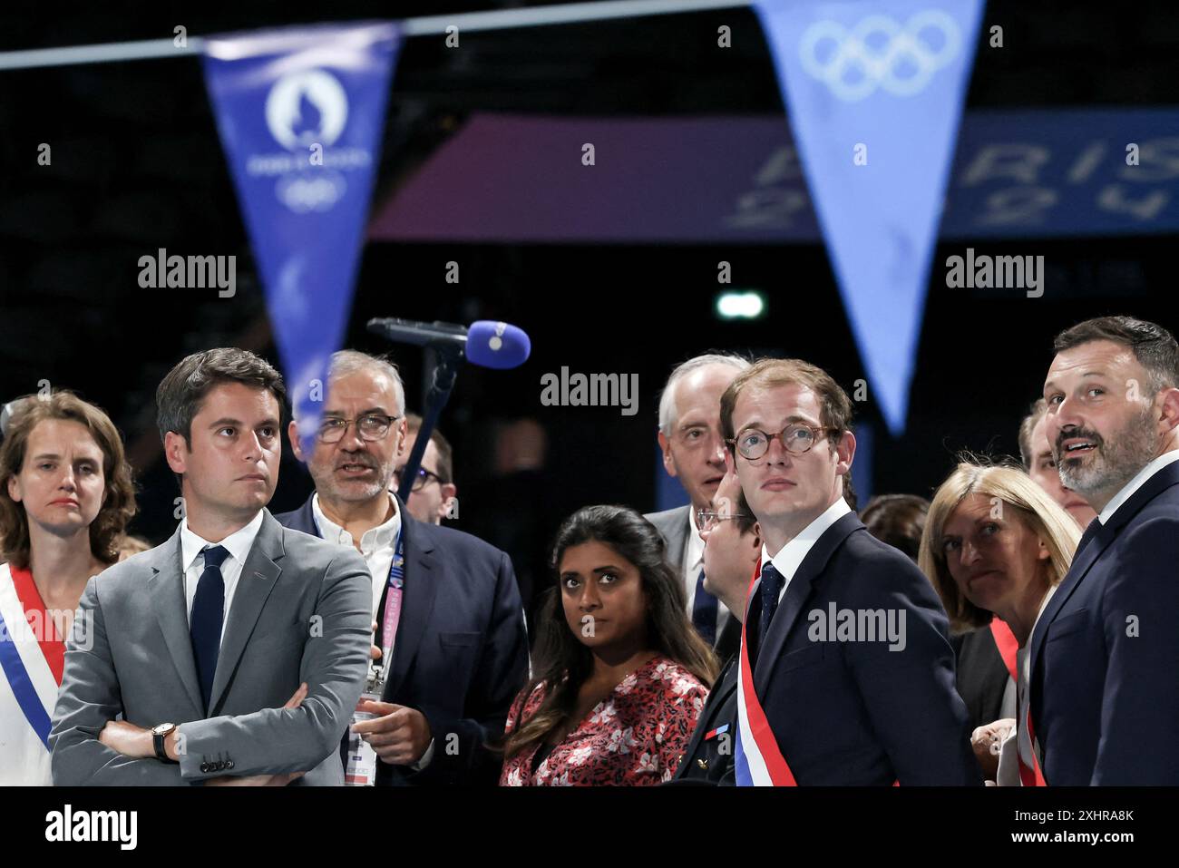 France's Prime Minister Gabriel Attal pictured during a visit of ...