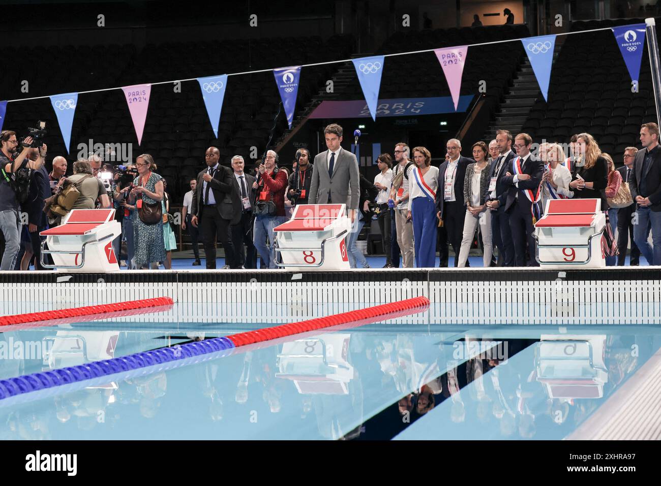 Nanterre, France. 15th July, 2024. France's Prime Minister Gabriel ...