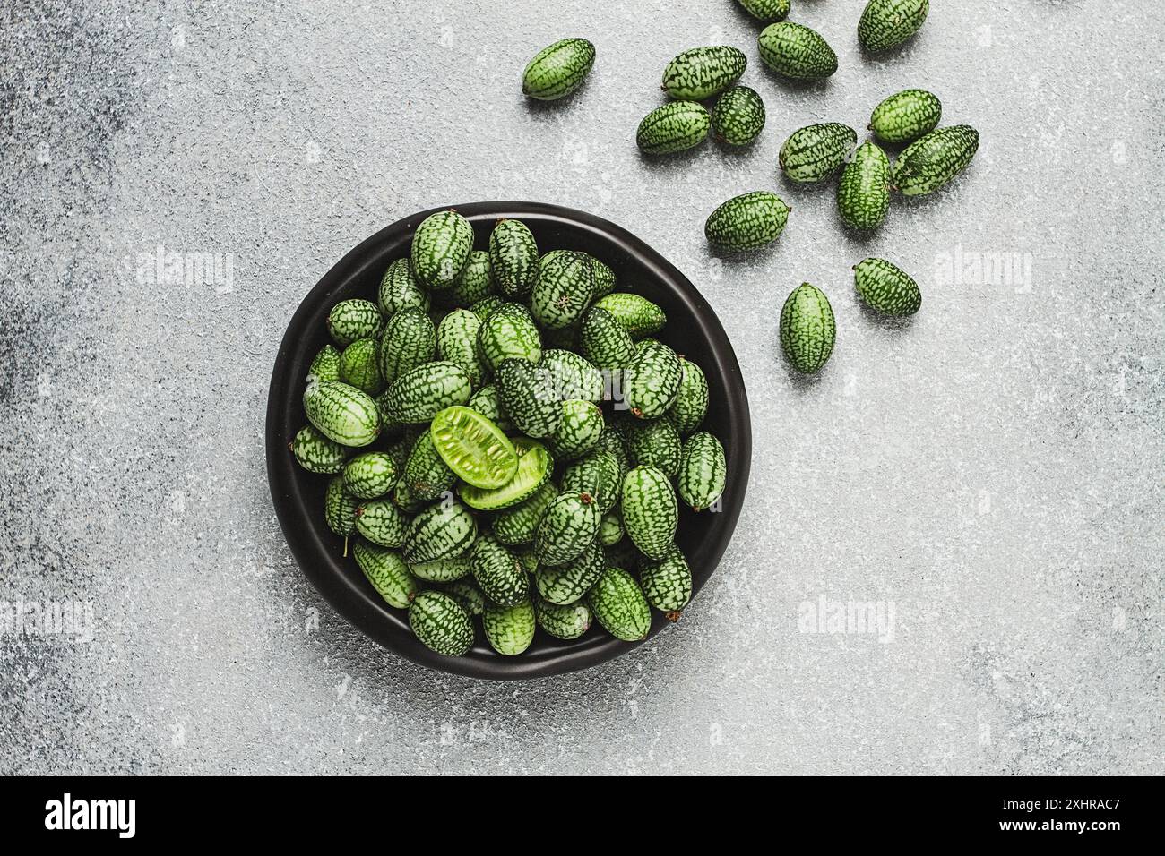 African cucumber, Mexican cucumber, mouse melon, Melothria Stock Photo ...