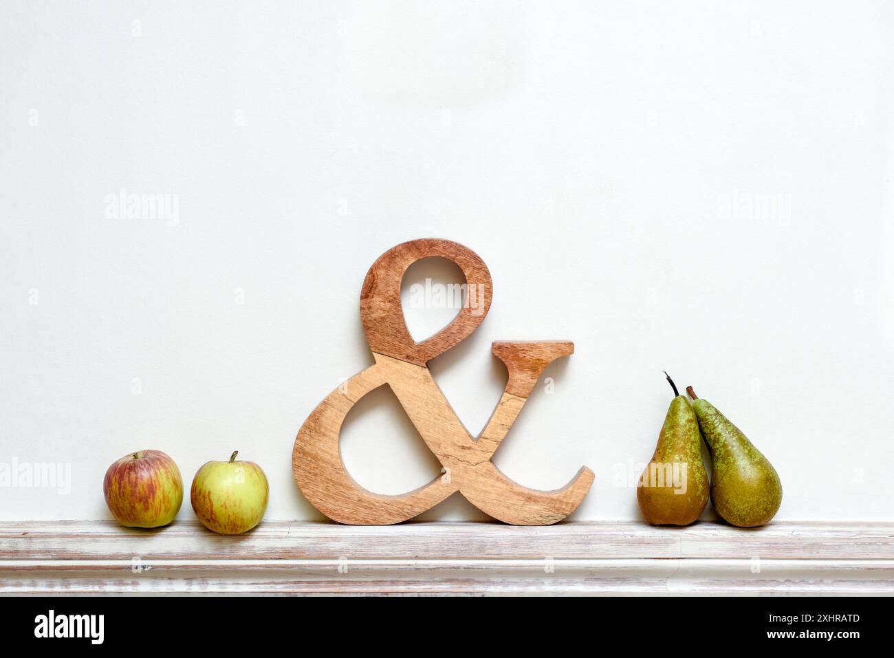 Cockney rhyming slang example shown by an and symbol and apples and ...