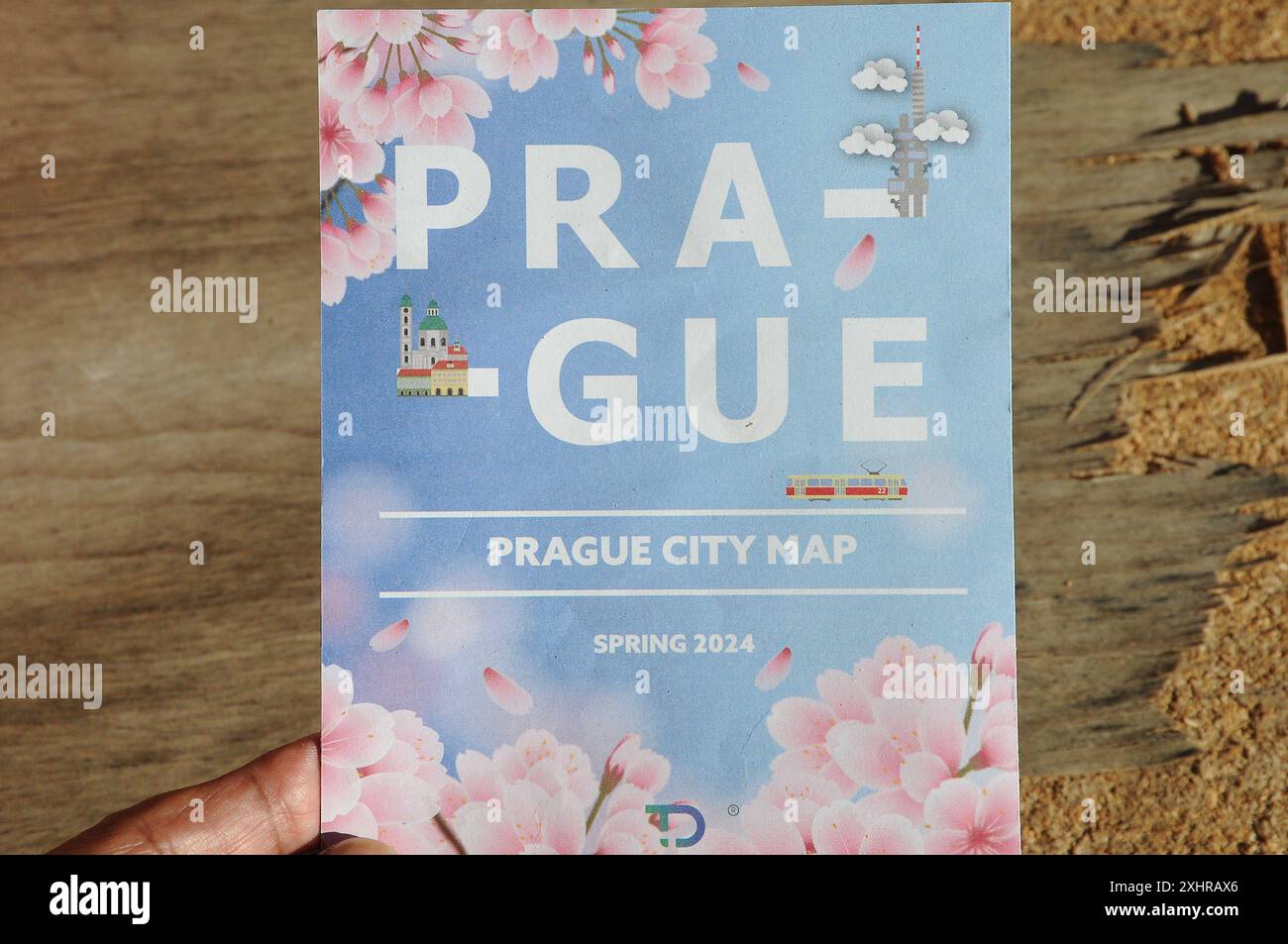 Copenhagen/ Denmark/15 july 2024/Prague city map guide in Copenhagen ...