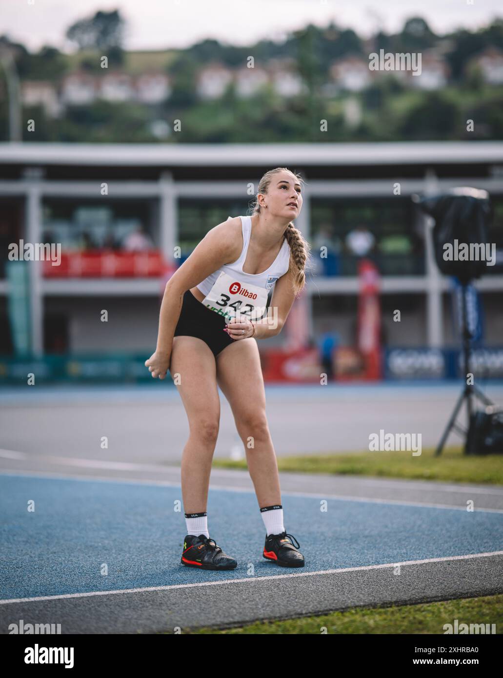 MANUELA ROTUNDO participating in the javelin throw at the Bilbao 2024 ...