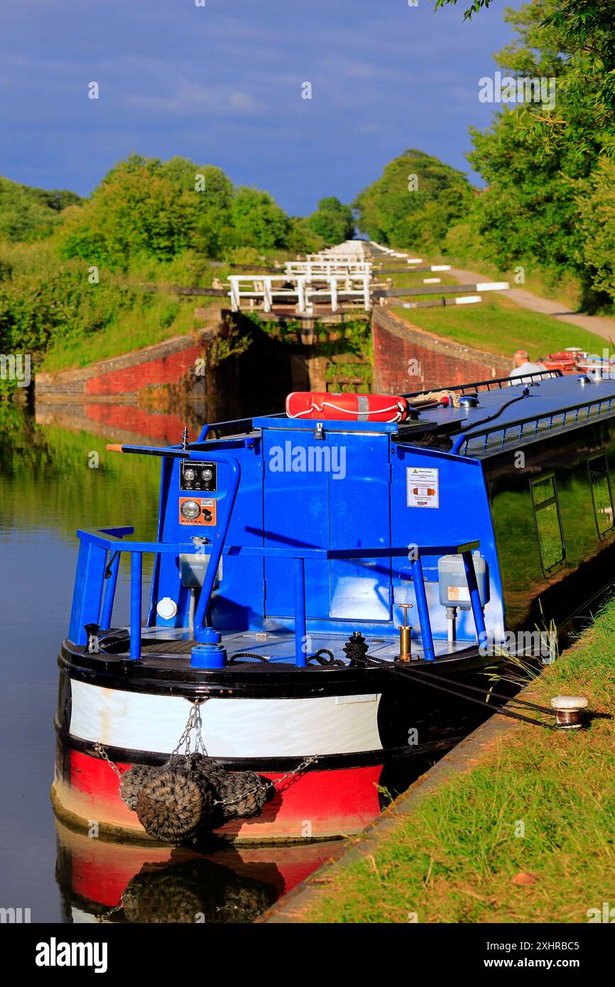 The Kennett & Avon Canal at Devizes. Taken July 2024. Summer Stock ...
