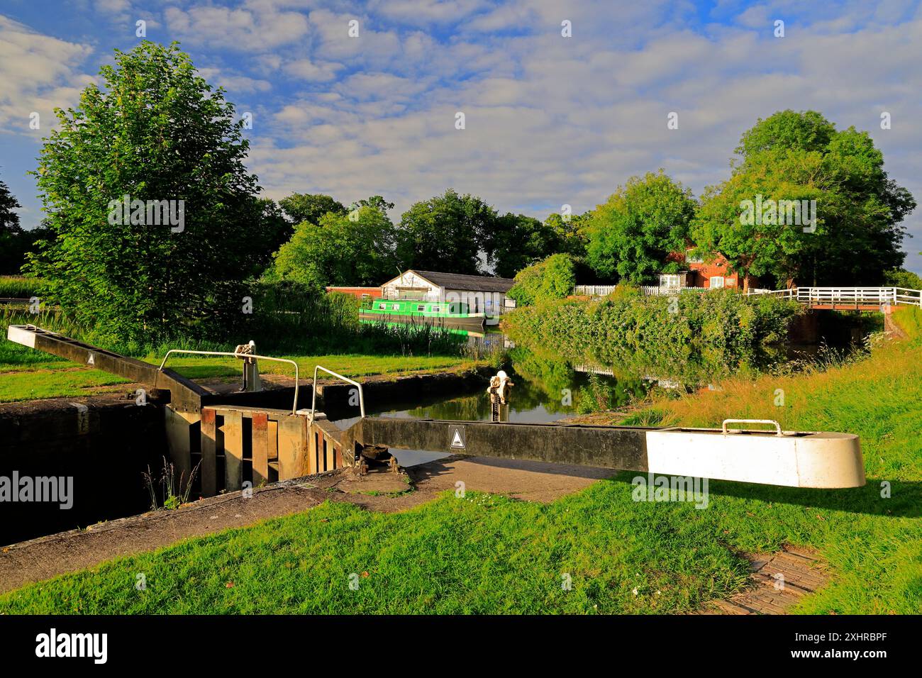 The Kennett & Avon Canal at Devizes. Taken July 2024. Summer Stock ...