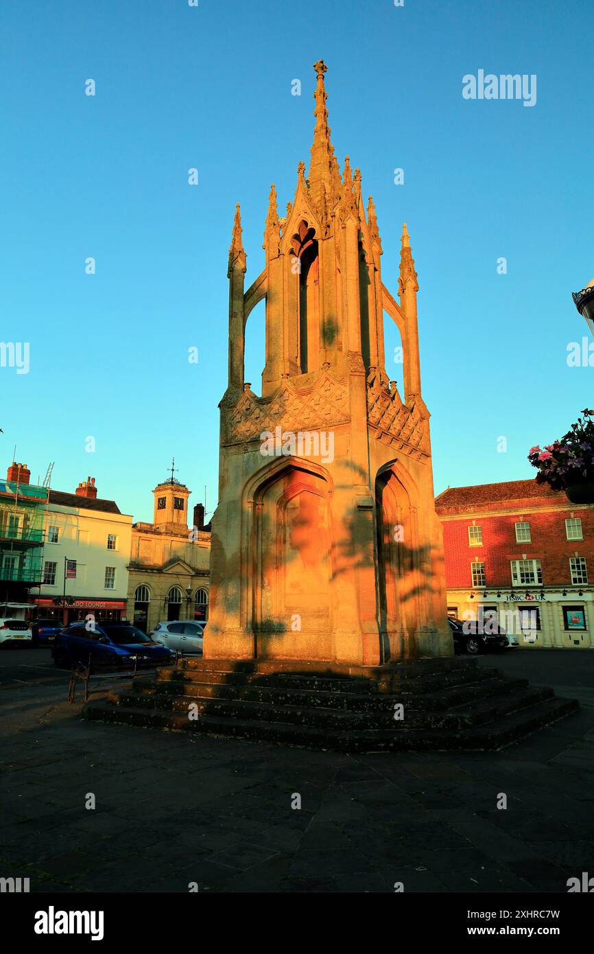 The Market Cross, Devizes town centre,. Taken July 2024. Summer Stock ...