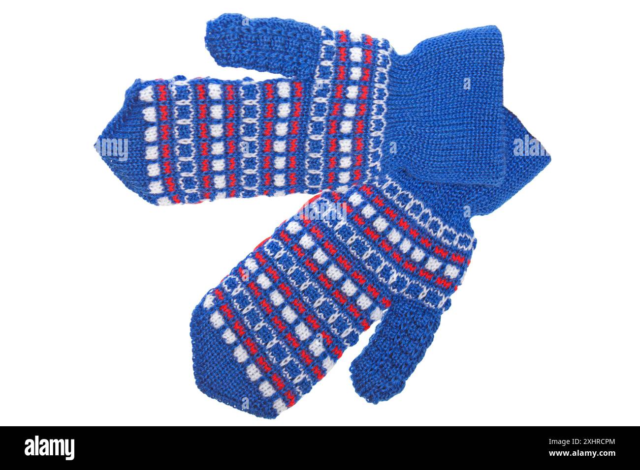 Cold winter season wool clothing human hand mitten Stock Photo - Alamy