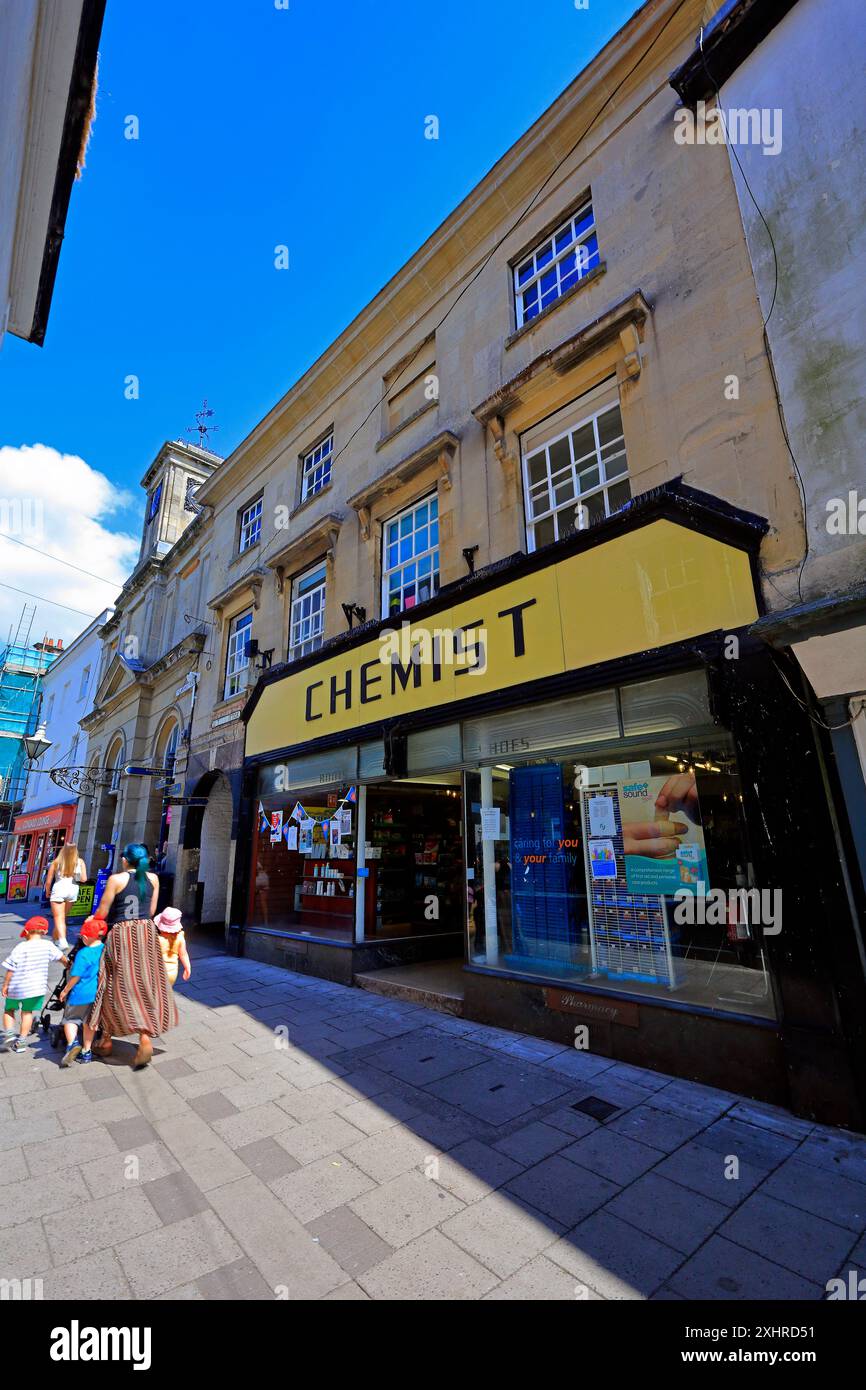 Chemist shop, Devizes town centre. Taken July 2024. Summer Stock Photo ...