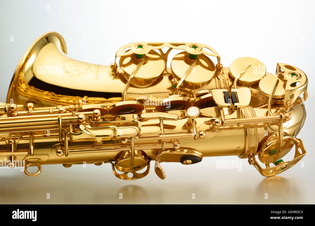 Saxophone white background hi-res stock photography and images - Alamy