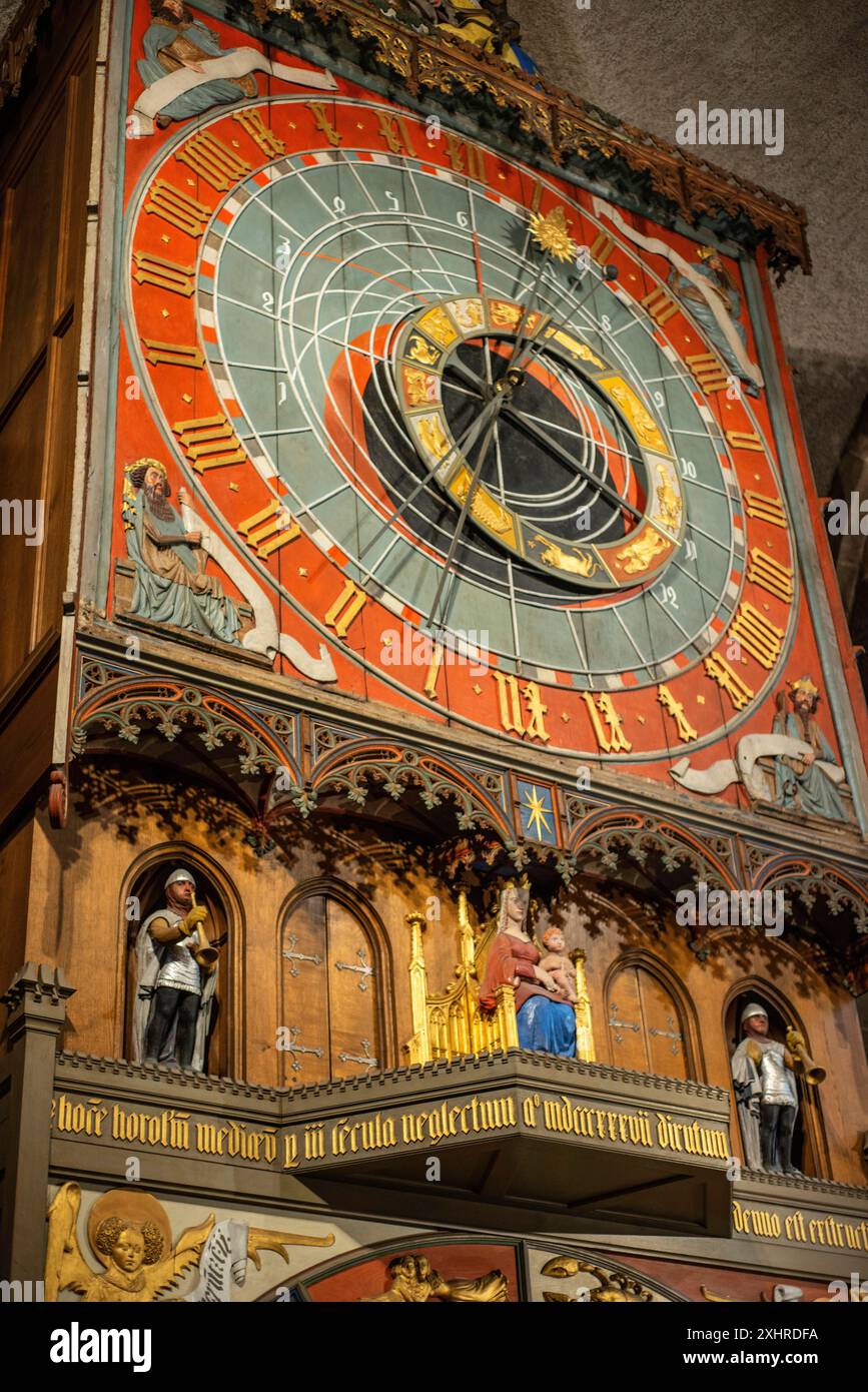 Astronomical clock with zodiac signs (Horologium Mirabile Lundense ...