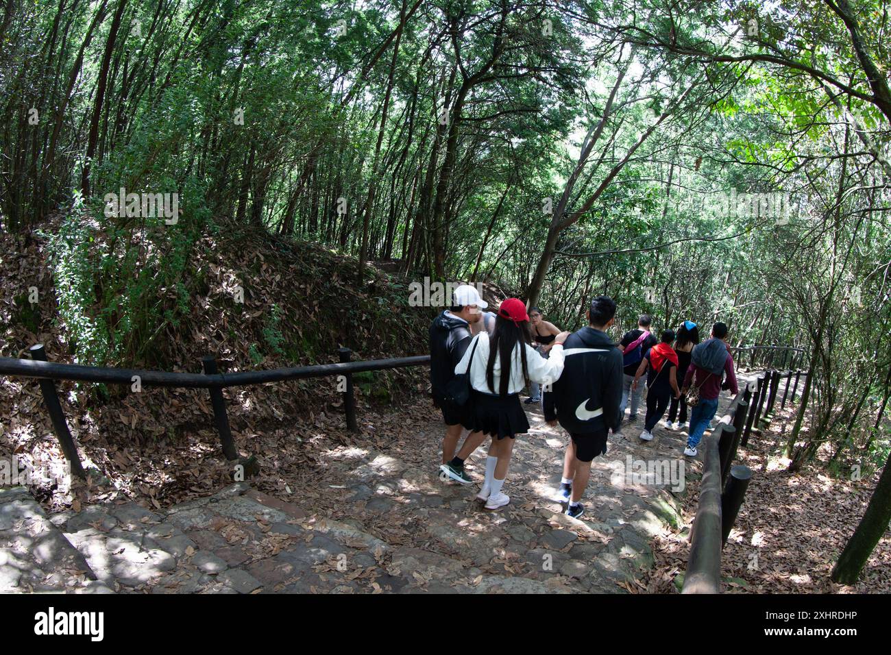 Bogota,Colombia, 3-1-2024. Tourist from Colombia and other countries ...