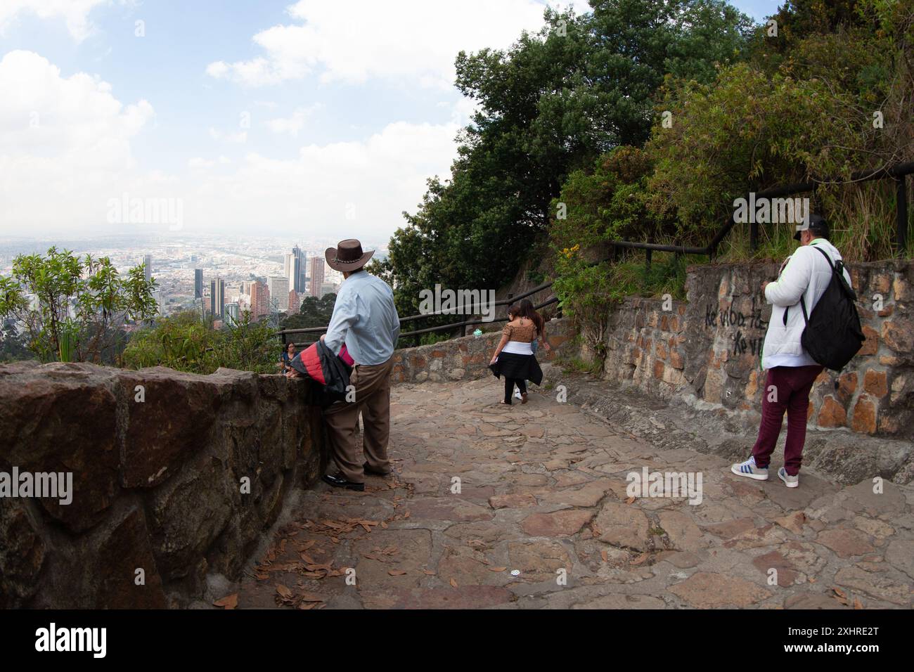 Bogota,Colombia, 3-1-2024. Tourist from Colombia and other countries ...