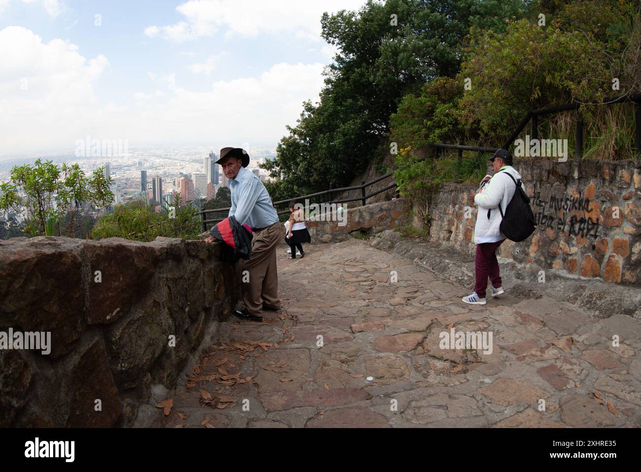 Bogota,Colombia, 3-1-2024. Tourist from Colombia and other countries ...