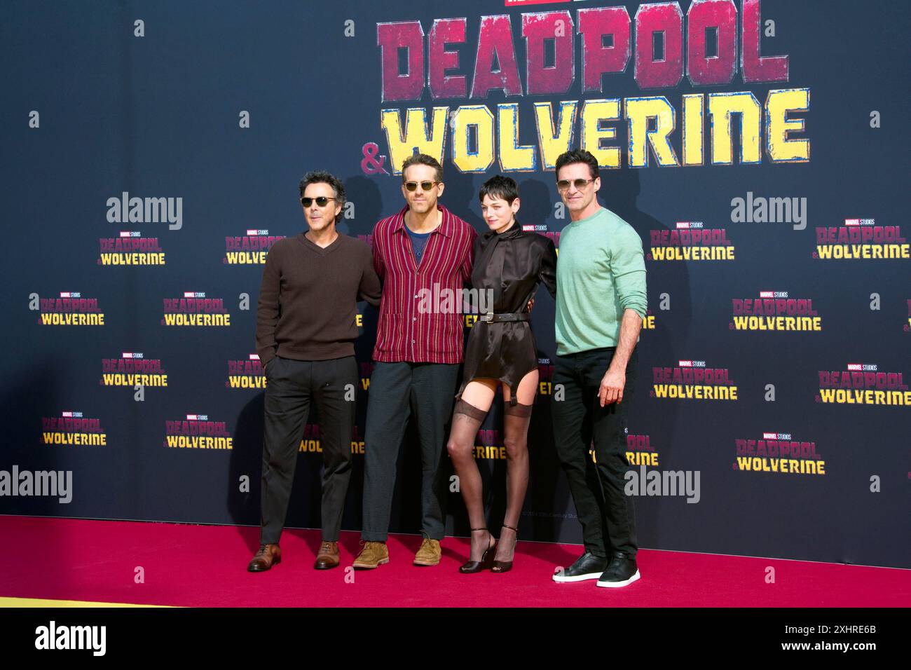 Shawn Levy (director), the actors Ryan Reynolds, Hugh Jackman, Emma Corrin, DEADPOOL & WOLVERINE ...