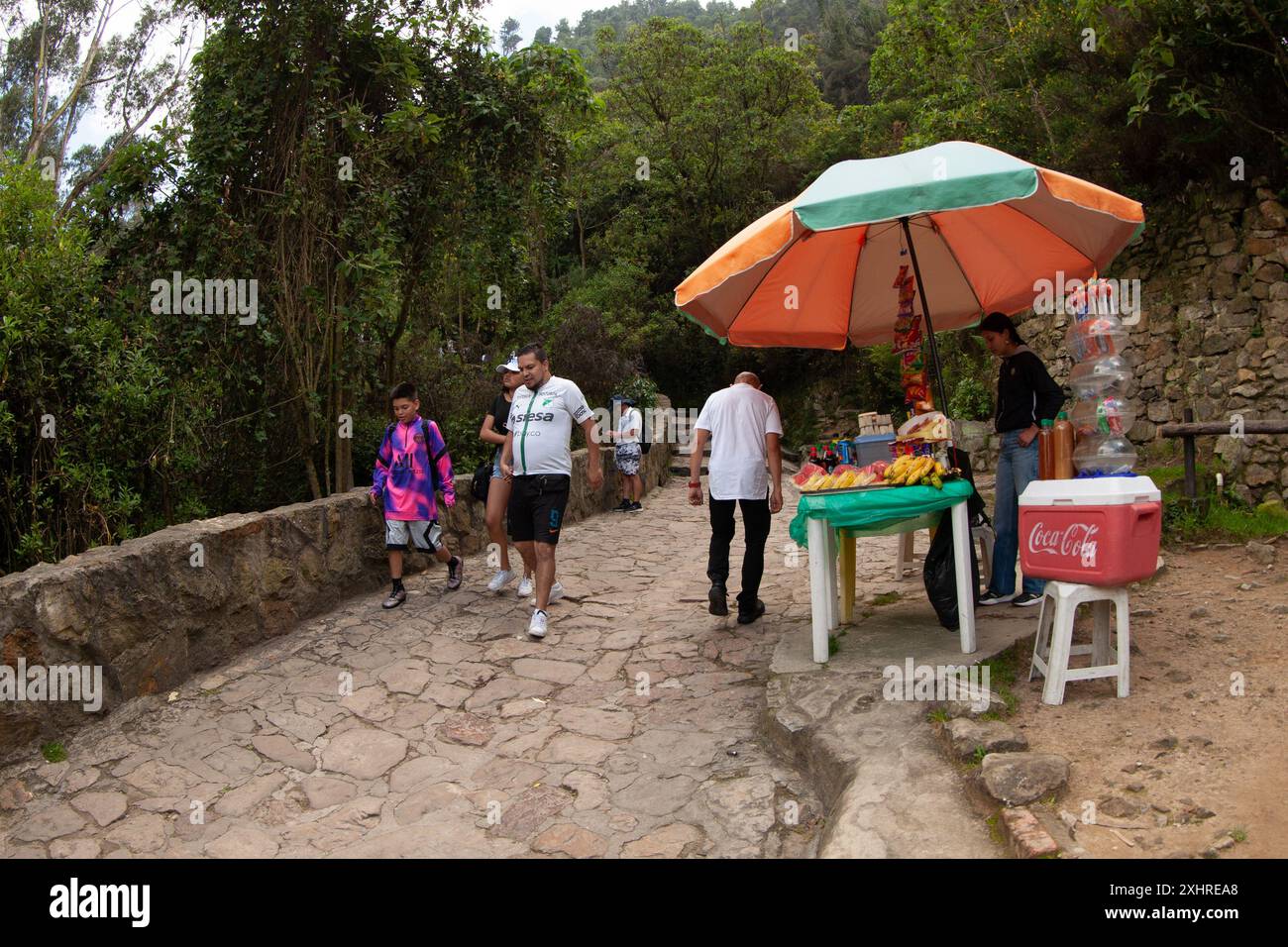 Bogota,Colombia, 3-1-2024. Tourist from Colombia and other countries ...