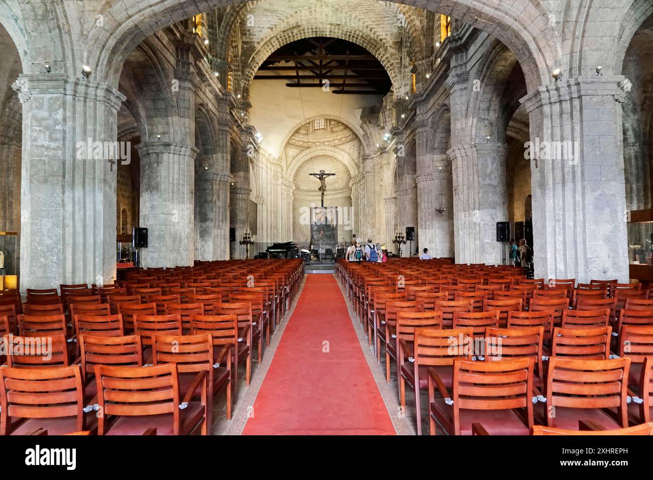 Havana: One of the oldest churches in Cuba at the Plaza de la Catedral ...