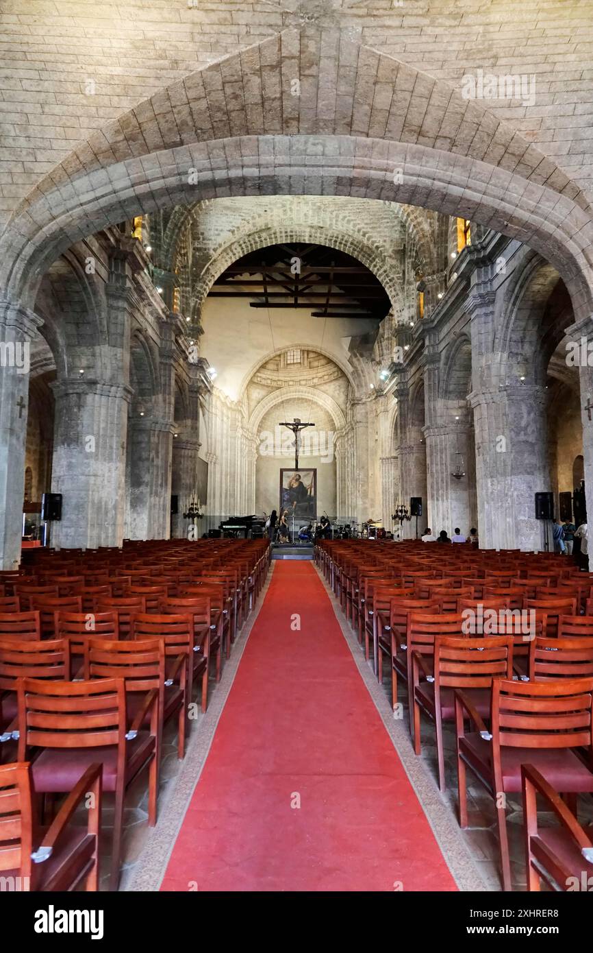 Havana: One of the oldest churches in Cuba at the Plaza de la Catedral ...