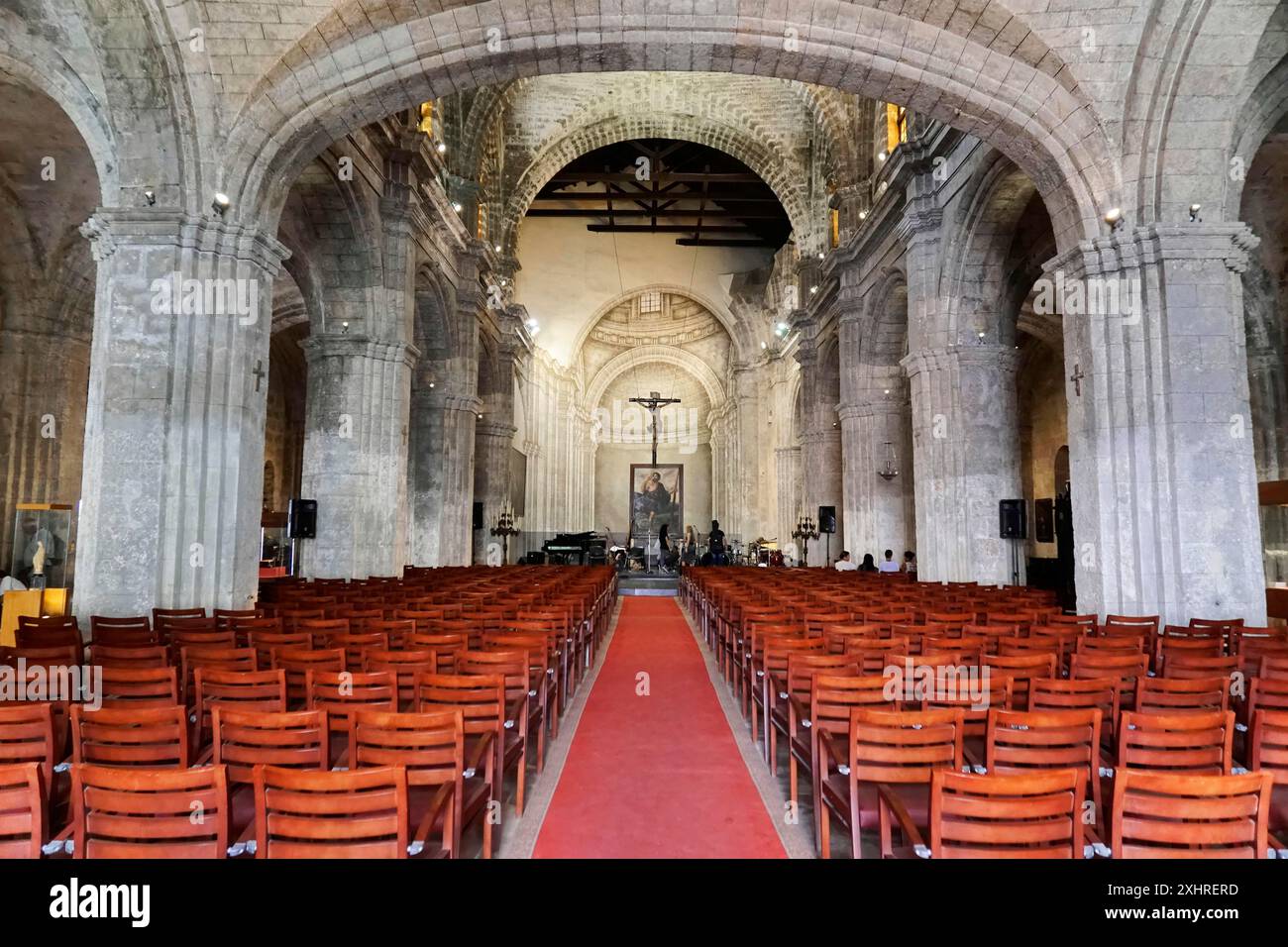 Havana: One of the oldest churches in Cuba at the Plaza de la Catedral ...