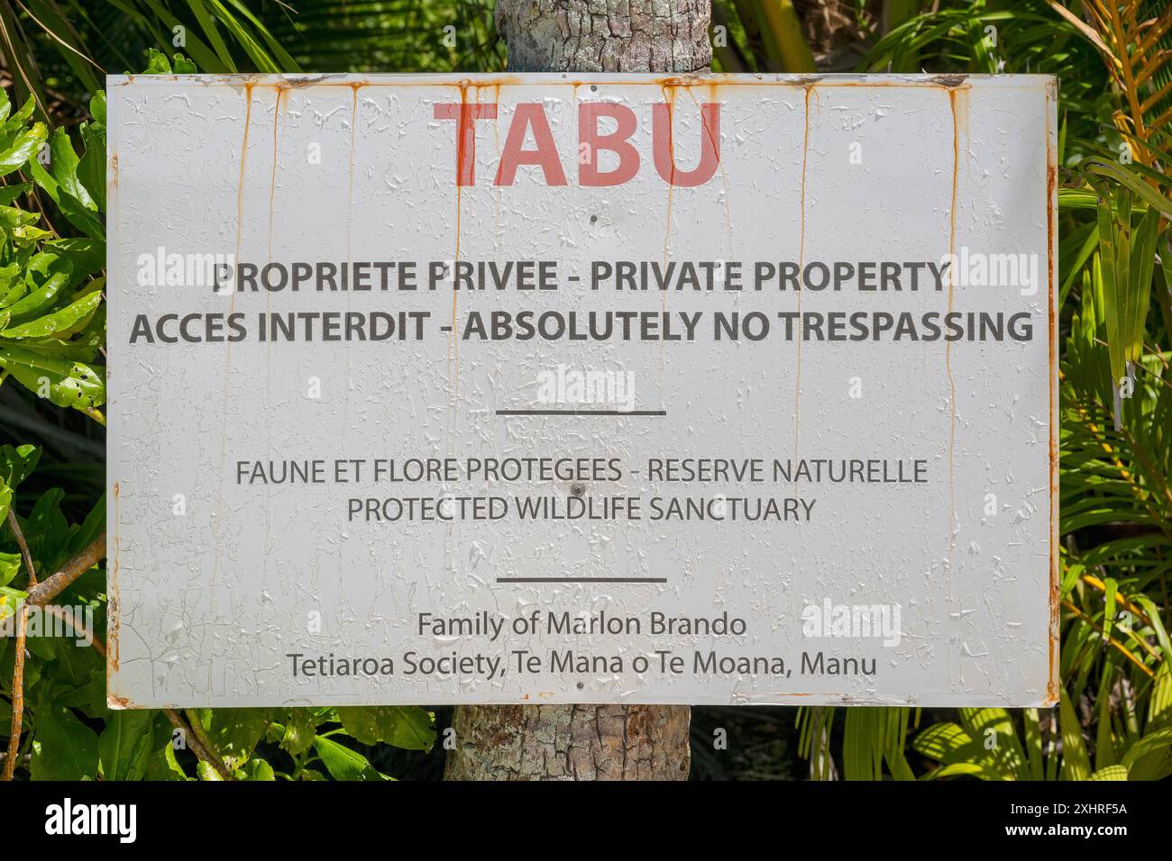 Taboo sign, private area, no entry, animal protection area, plant ...
