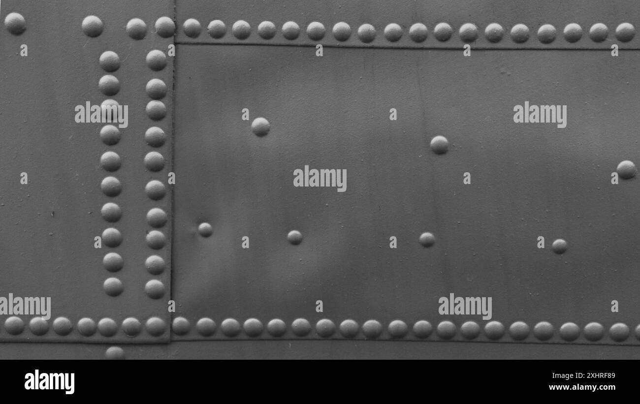 Sheet metal texture of the fuselage on the background of the aircraft ...