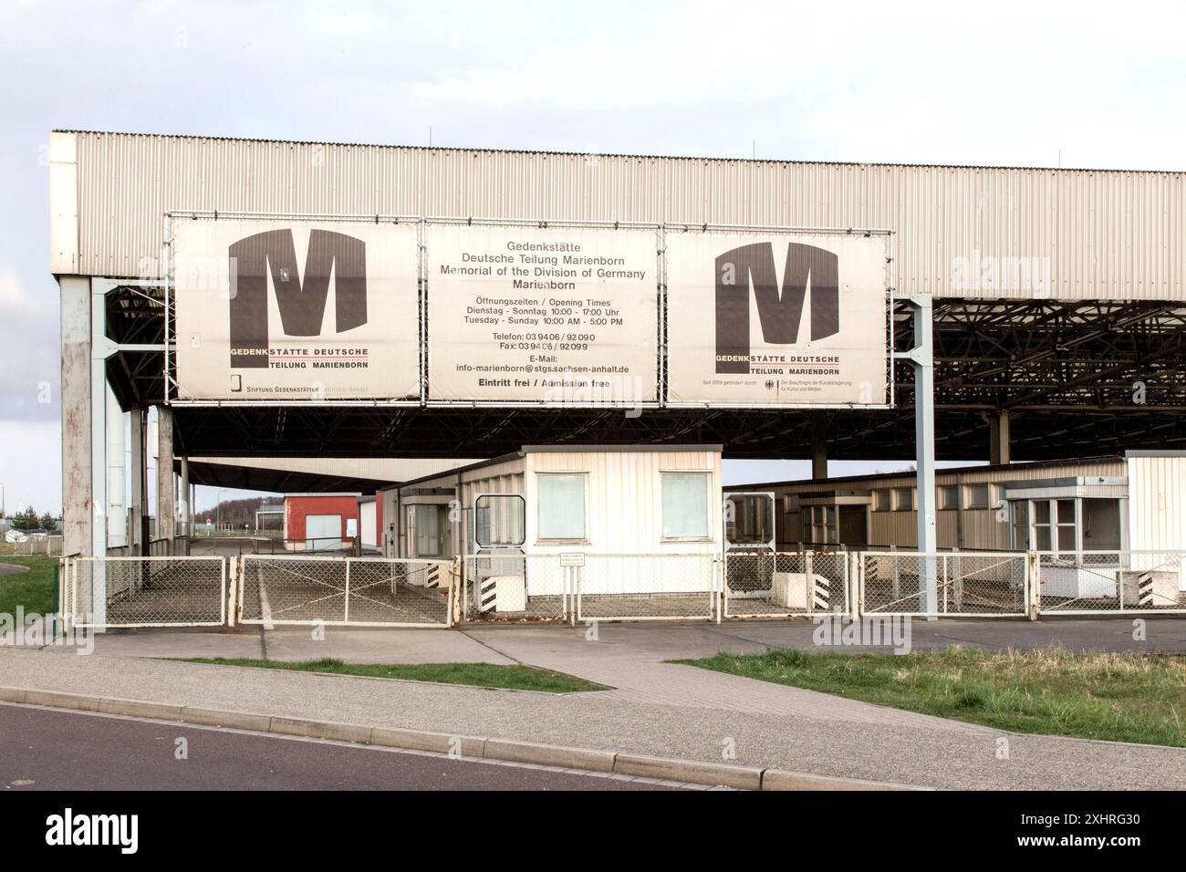 German division memorial, former border fortifications, Marienborn, 24 ...