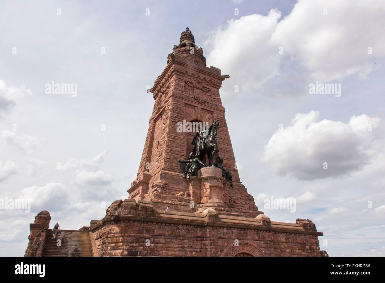 The Kyffhaeuser Monument, also known as the Barbarossa Monument, is a ...