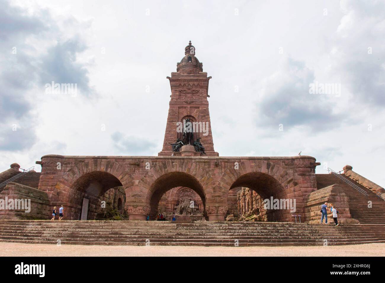 The Kyffhaeuser Monument, also known as the Barbarossa Monument, is a ...
