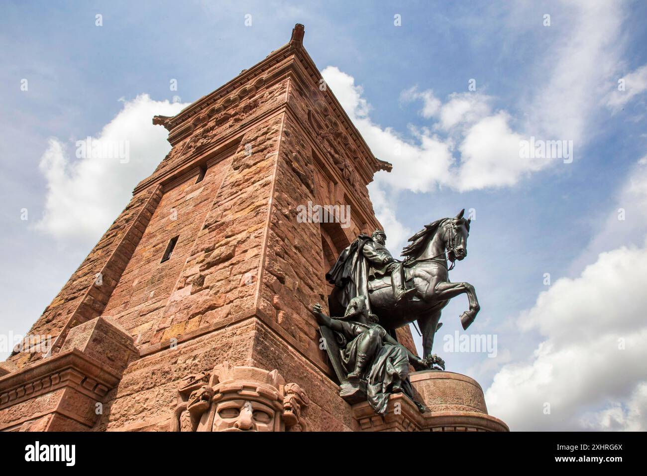 The Kyffhaeuser Monument, also known as the Barbarossa Monument, is a ...