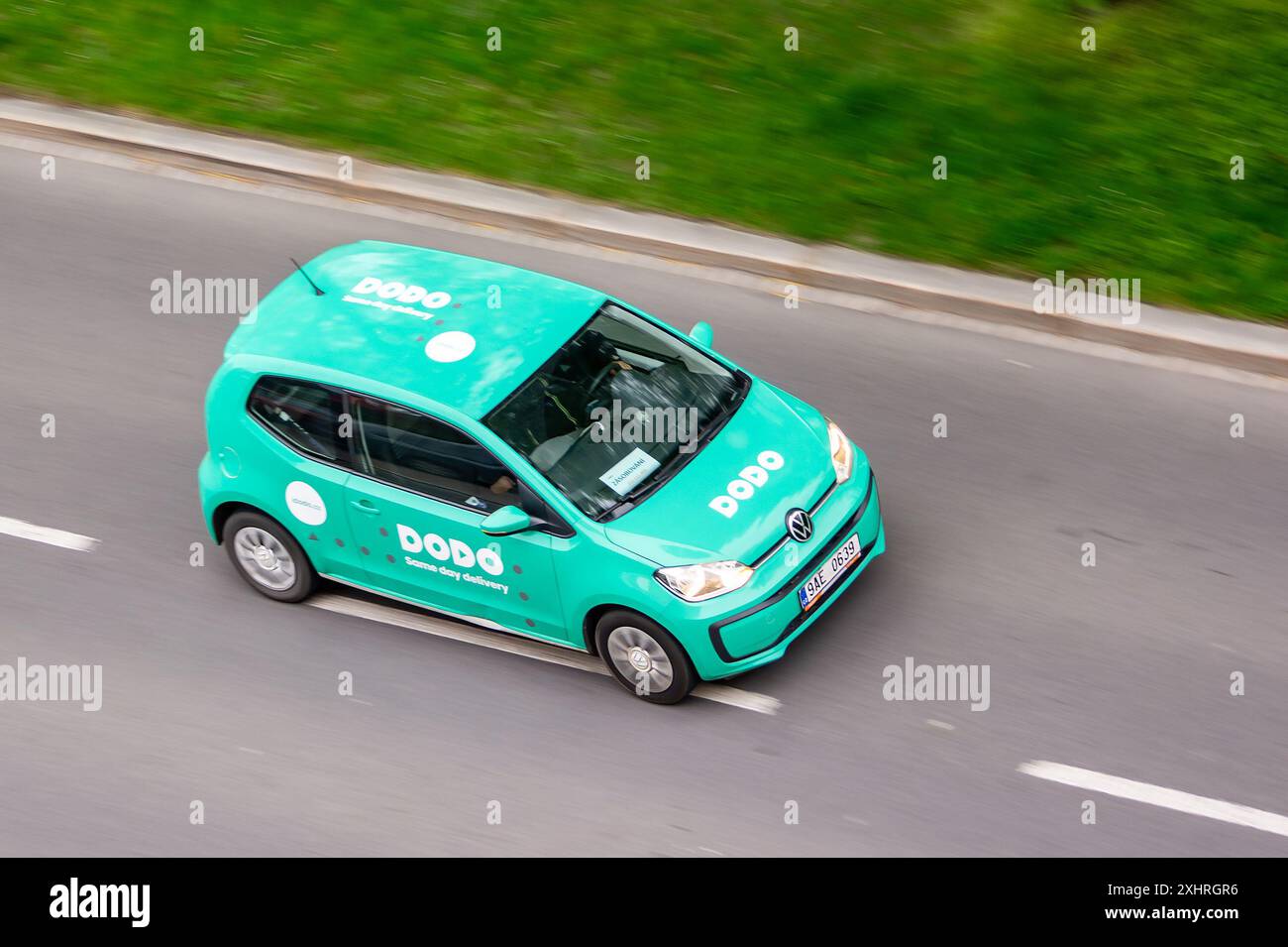 OSTRAVA, CZECH REPUBLIC - APRIL 10, 2024: Volkswagen UP car od DODO ...