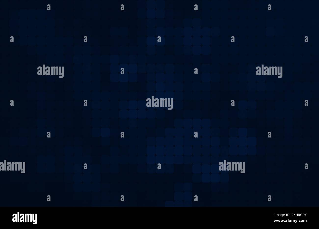 Abstract grid background of rounded dark blue squares with color ...