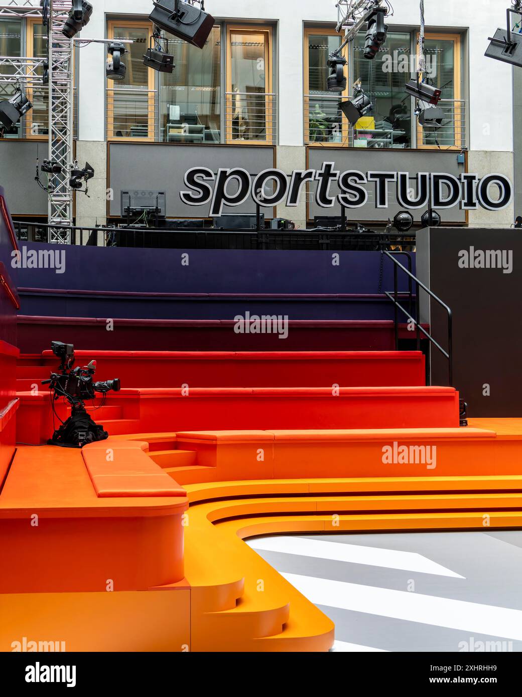 European Football Championship 2024, ZDF Sportstudio am Zollernhof ...