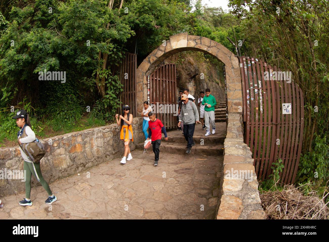 Bogota,Colombia, 3-1-2024. Tourist from Colombia and other countries ...