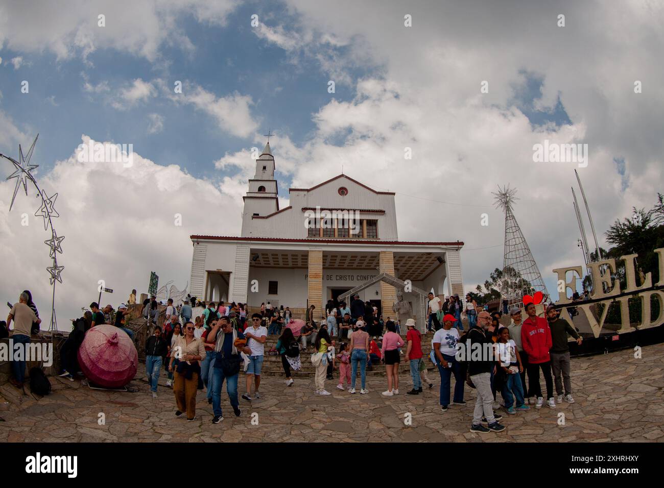 Bogota,Colombia, 3-1-2024. Tourist from Colombia and other countries ...