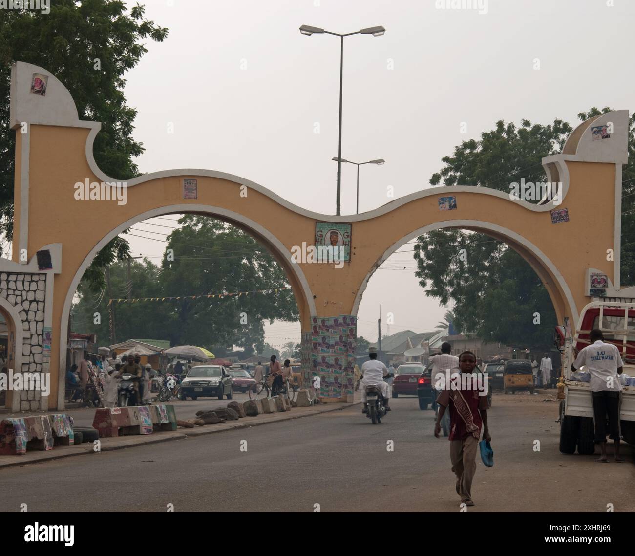 Town Gate, Bauchi, Bauchi State, Nigeria, Africa. Bauchi is the capital ...