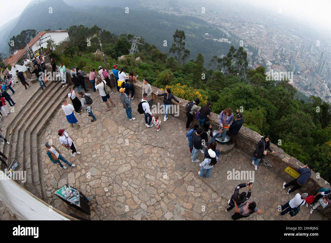 Bogota,Colombia, 3-1-2024. Tourist from Colombia and other countries ...