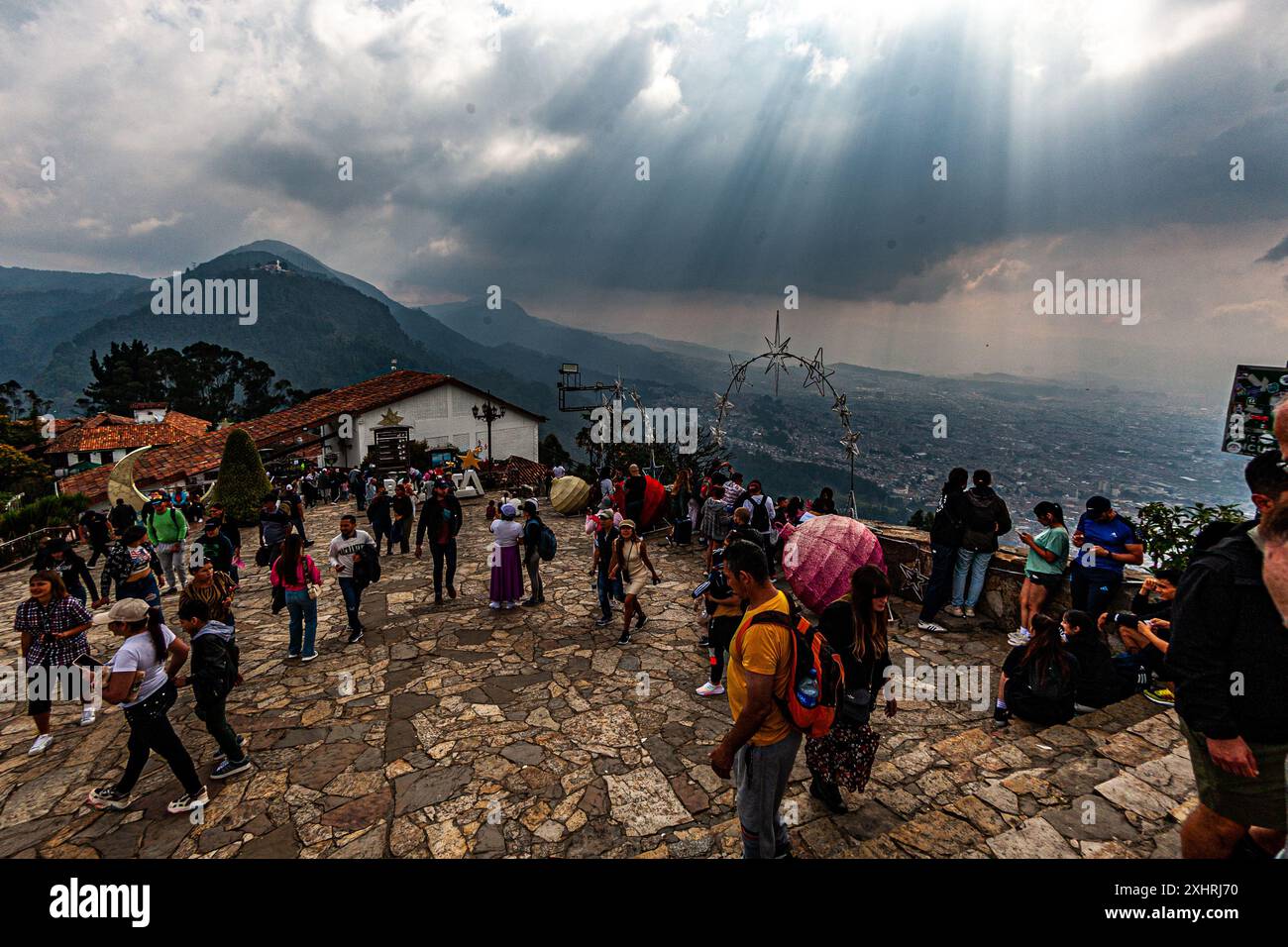 Bogota,Colombia, 3-1-2024. Tourist from Colombia and other countries ...
