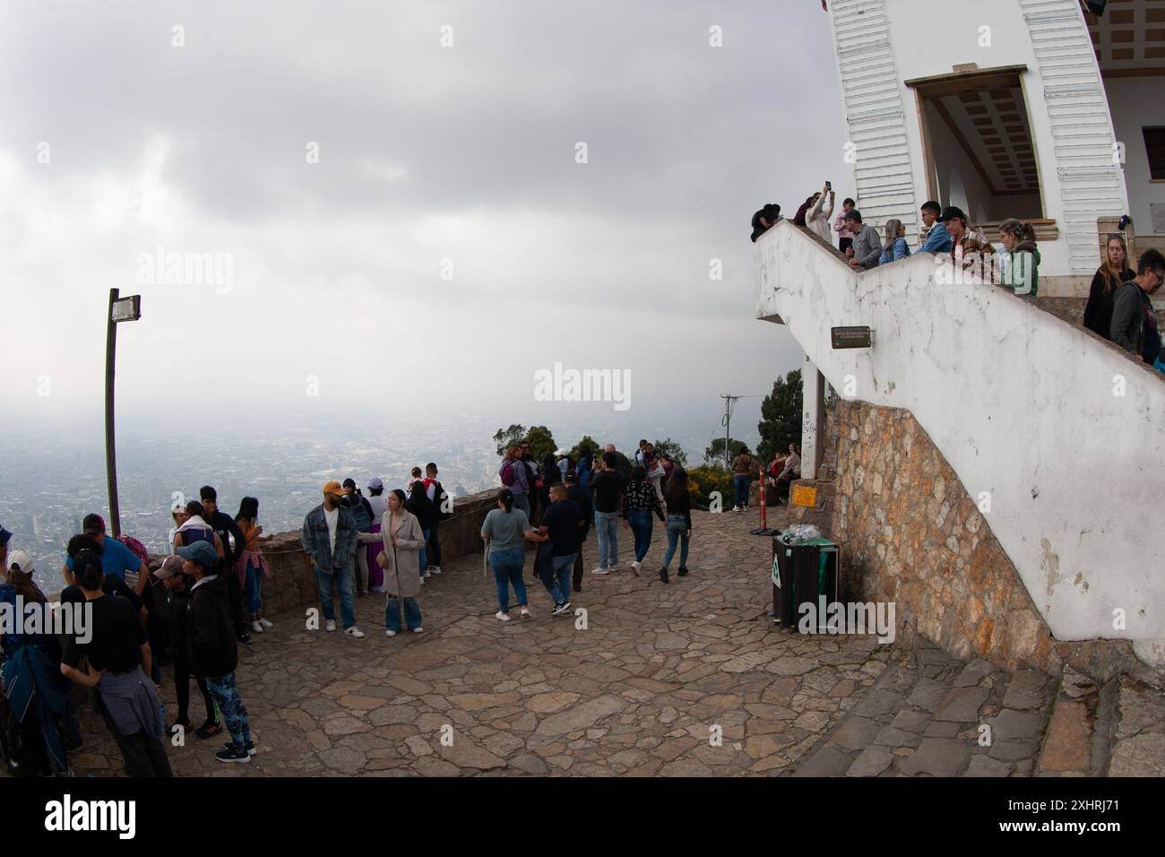 Bogota,Colombia, 3-1-2024. Tourist from Colombia and other countries ...