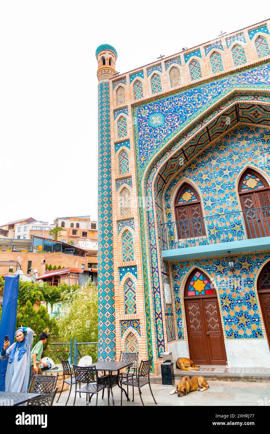 Tbilisi, Georgia - 21 JUNE, 2024: Abanotubani meaning the bath district ...