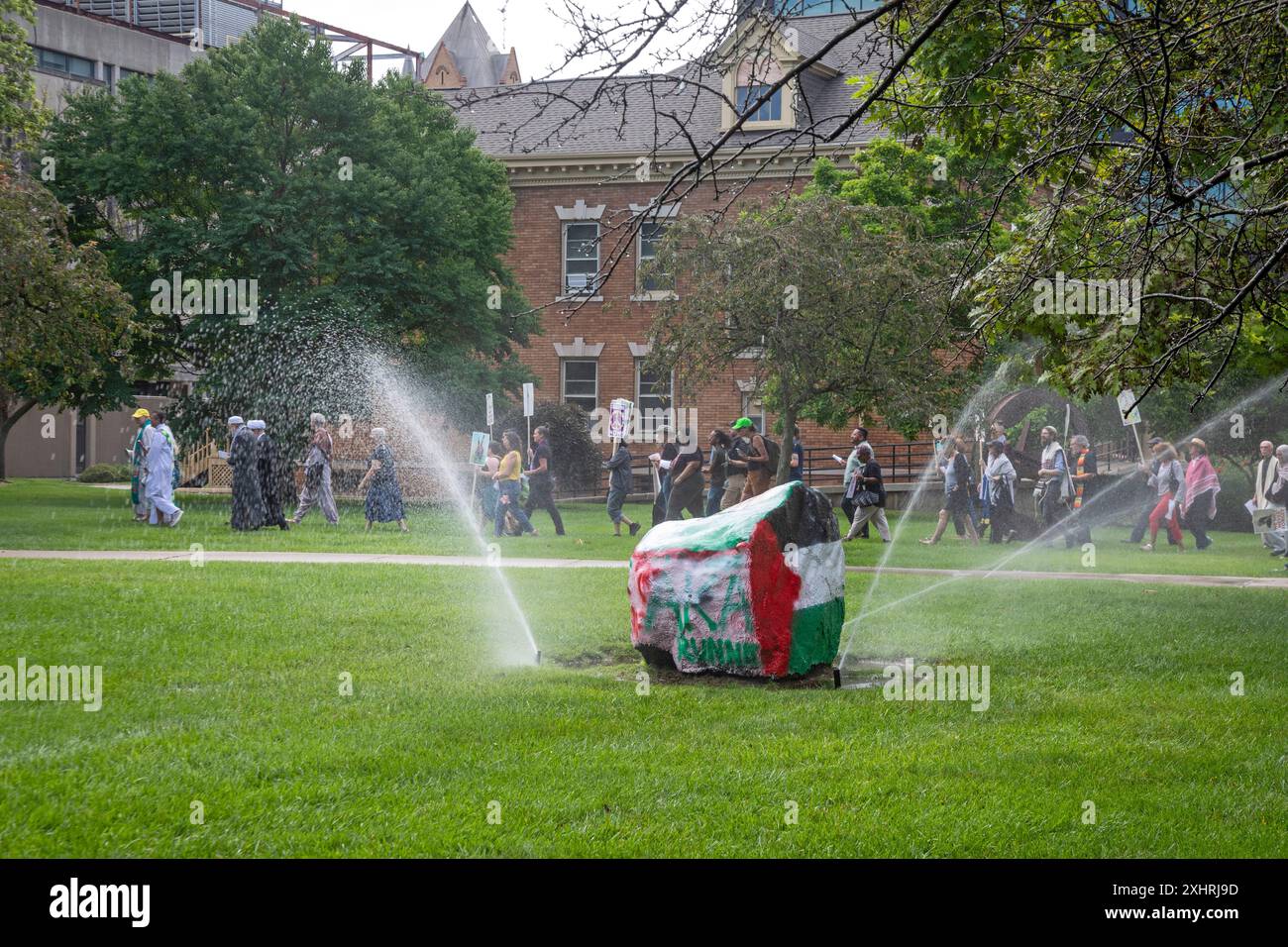 Detroit, Michigan, USA. 15th July, 2024. Interfaith leaders gathered at ...