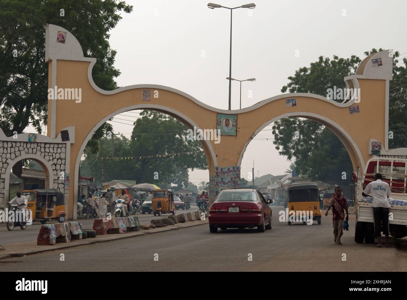 Town Gate, Bauchi, Bauchi State, Nigeria, Africa. Bauchi is the capital ...