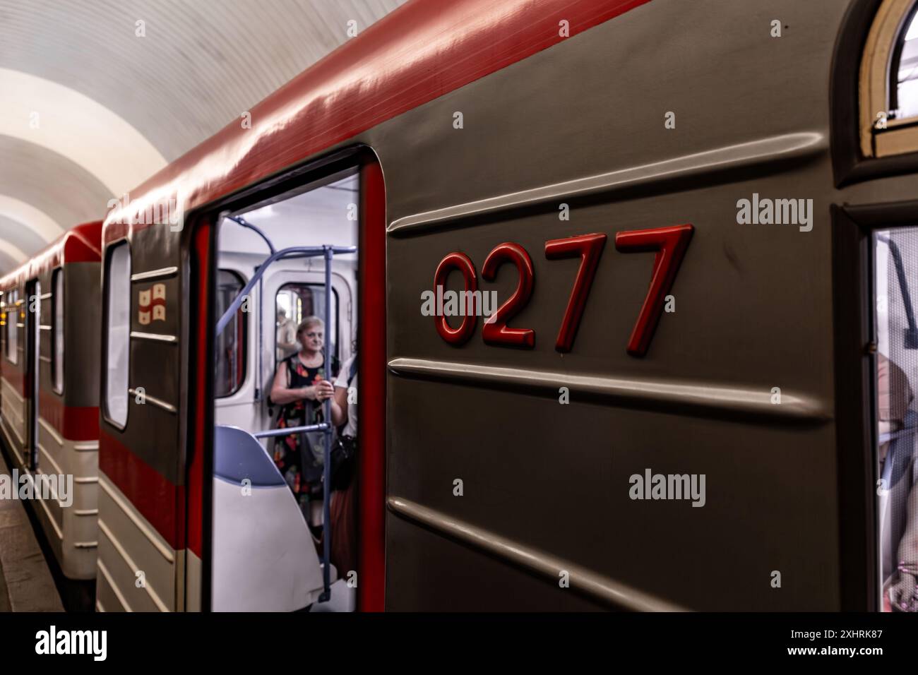 Tbilisi, Georgia - 23 JUNE, 2024: The Tbilisi Metro is a rapid transit ...