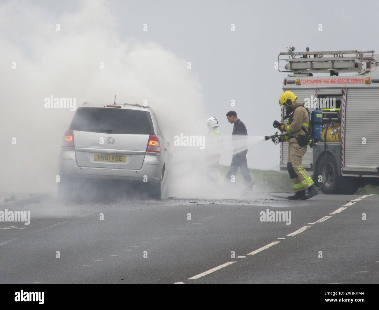 Lancashire fire service vehicle hi-res stock photography and images - Alamy