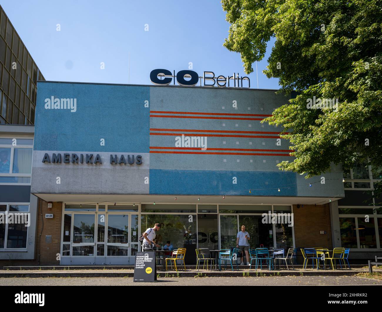 Berlin, Germany. 15th July, 2024. Exterior view of the Amerika-Haus ...